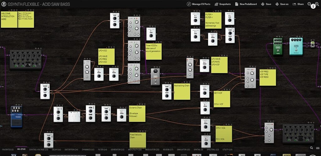 How to add a monophonic synth sound underneath my guitar sound - Using MOD devices - MOD Audio Forum